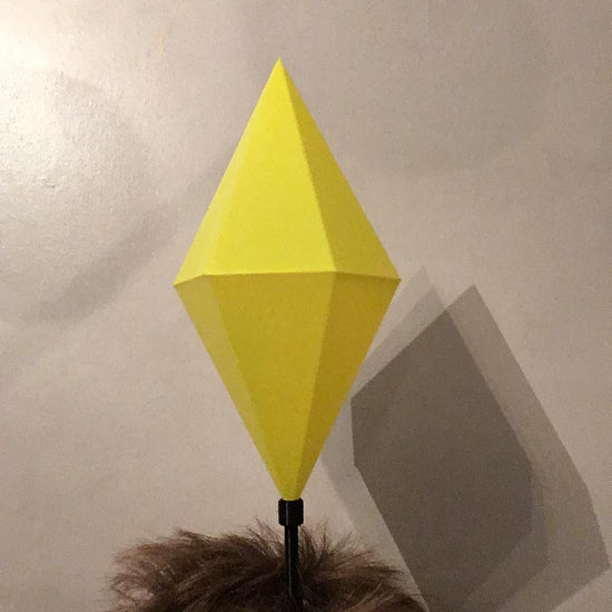 HUGE Sims LED Plumbob Headband / Life Size Light Up Mood Plum Bob Head ...